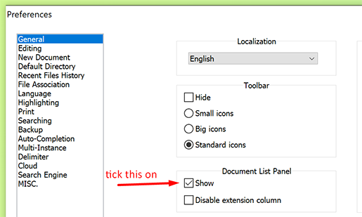 Show List of Open Files in Notepad++ · GitHub