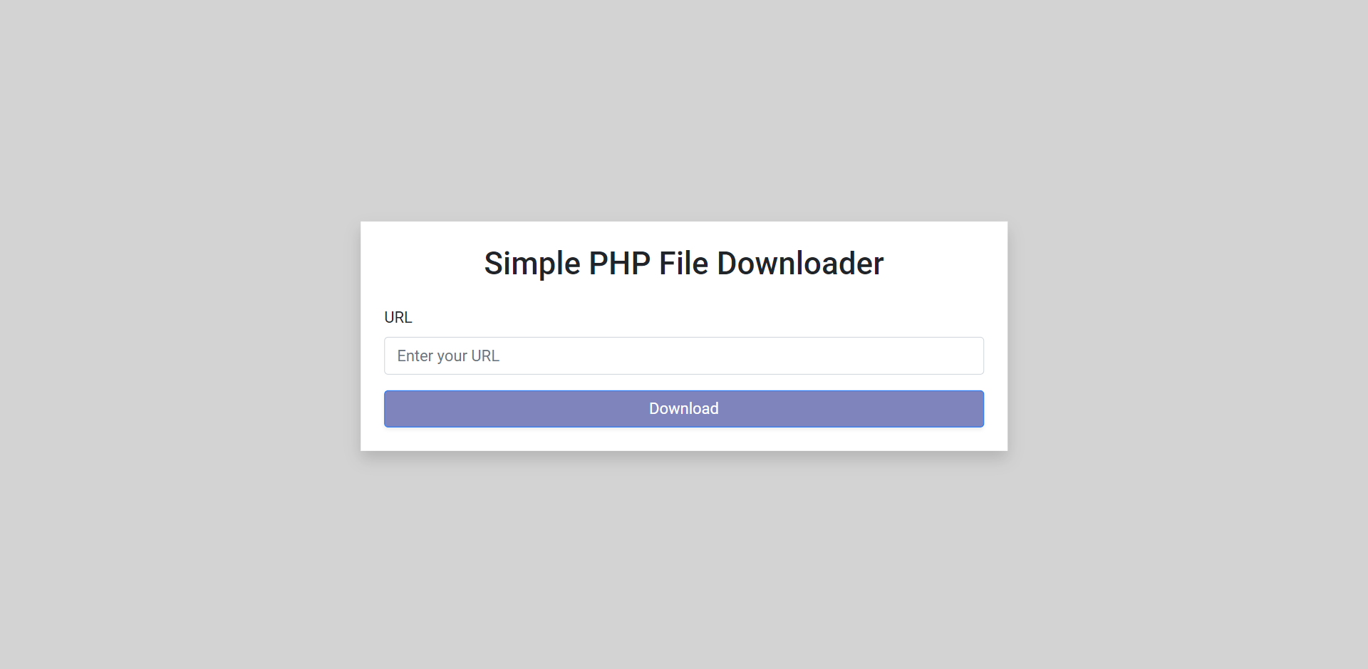 GitHub - ignaciodlopez/donwloaderPHP: On this simple site made by HTML, CSS and PHP, you can ...