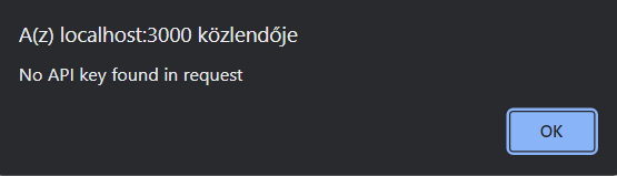 When trying to fetch data from database (javascript sdk), throws error "No API key found in ...