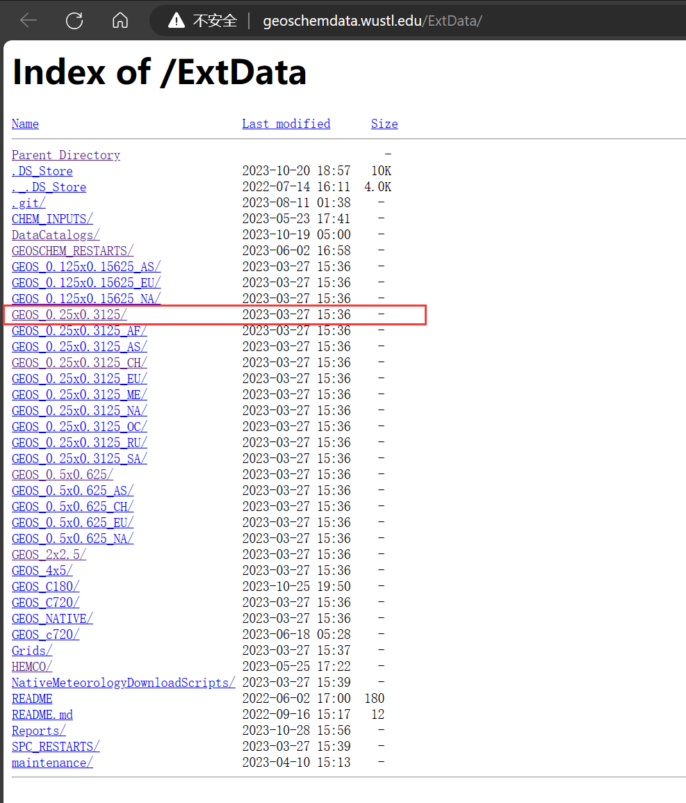 A question about switching to GEOS_0.25x0.3125_CH · Issue #2016 · geoschem/geos-chem · GitHub