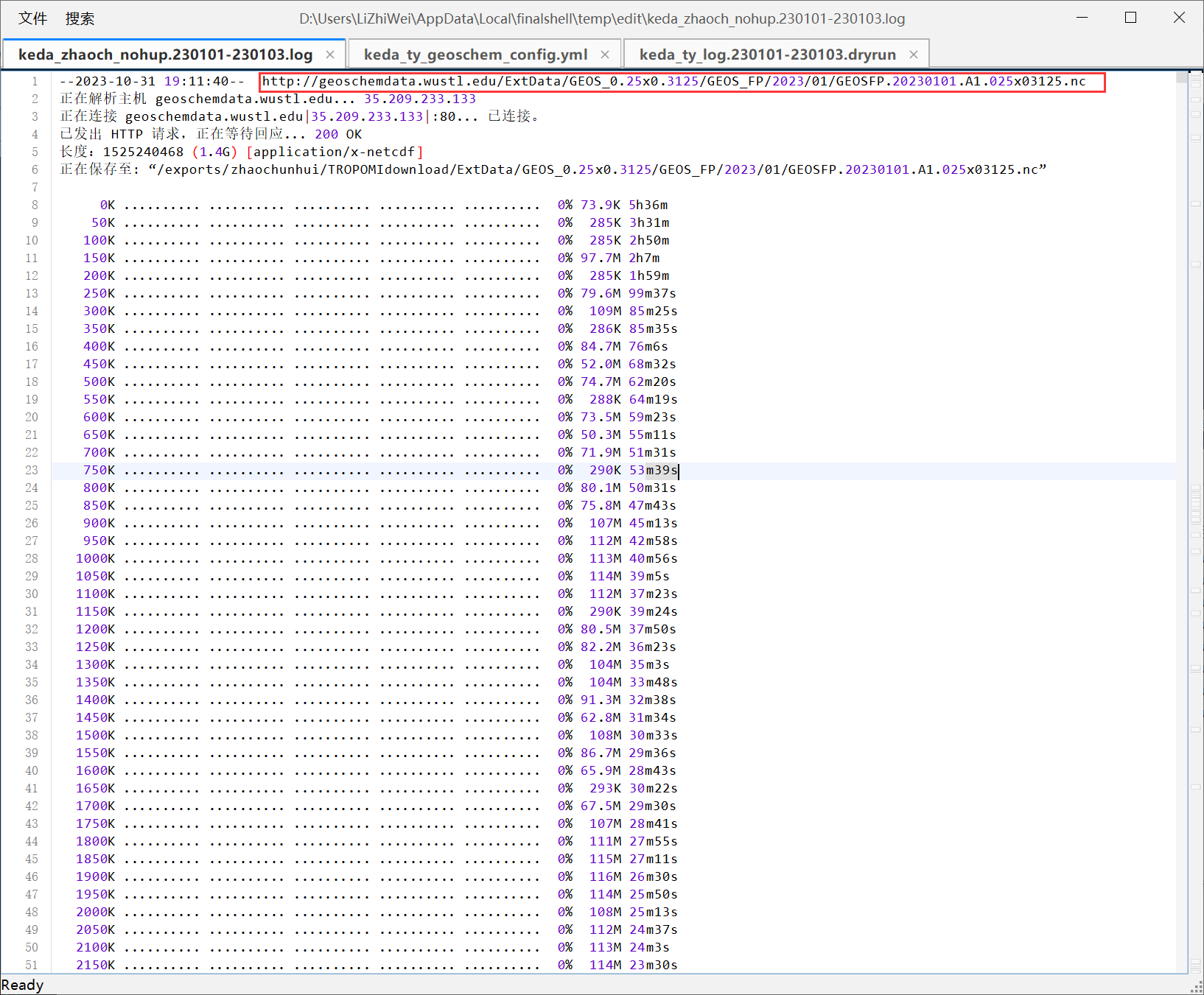 A question about switching to GEOS_0.25x0.3125_CH · Issue #2016 · geoschem/geos-chem · GitHub
