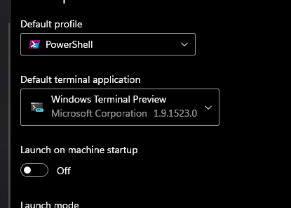Windows is adding support to change default terminals · Issue #12463 ...