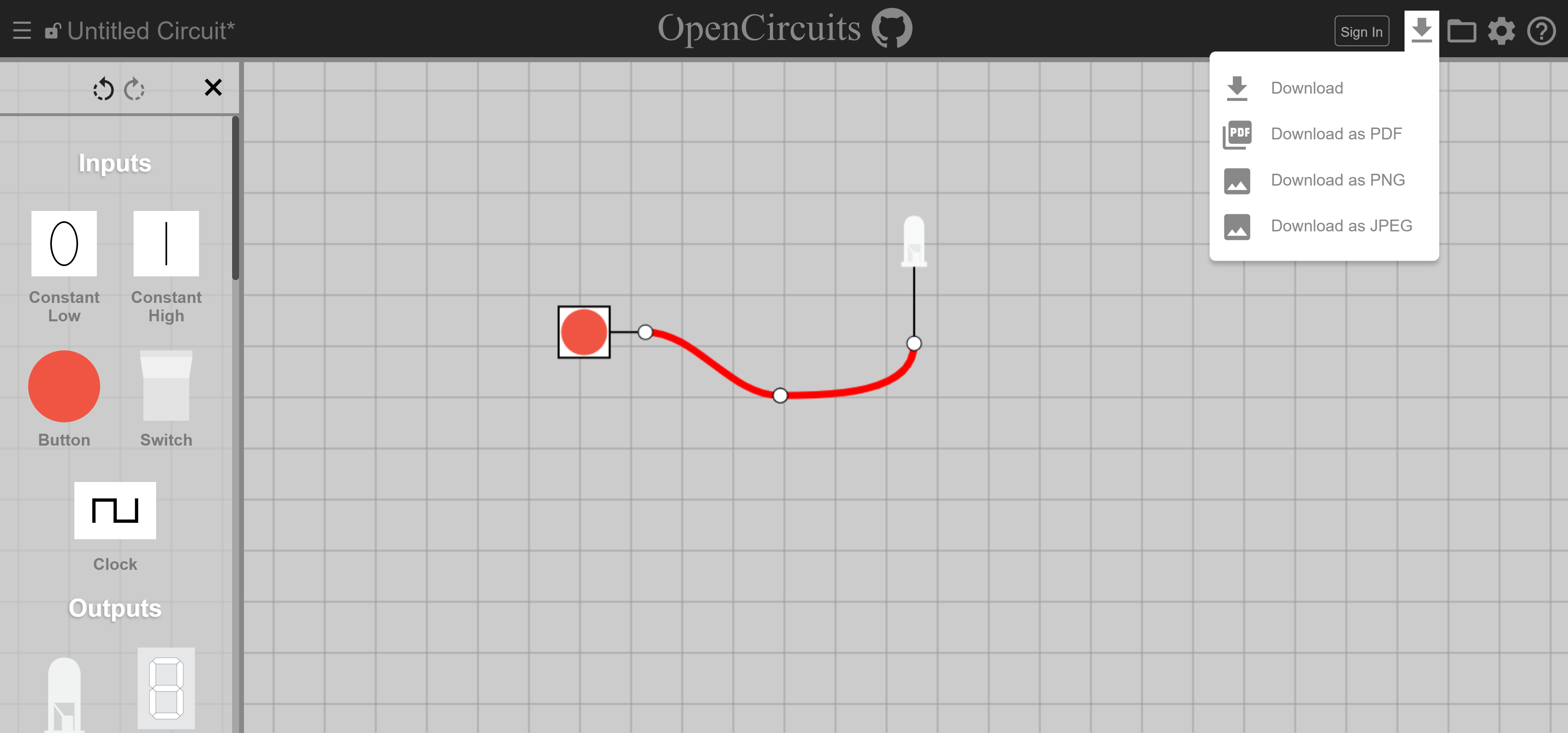 Add Download As Jpeg · Issue 780 · Opencircuits Opencircuits · Github