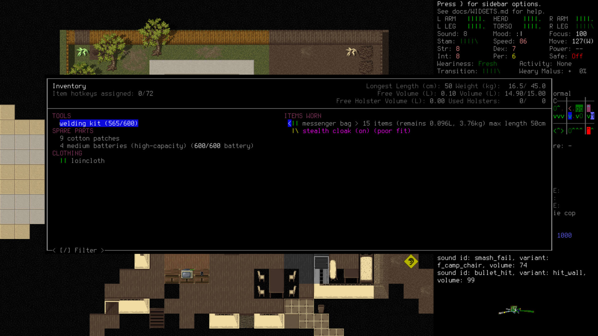 Stealth Cloak cannot be used (CDDA) · Issue #461 · Noctifer-de-Mortem/nocts_cata_mod · GitHub