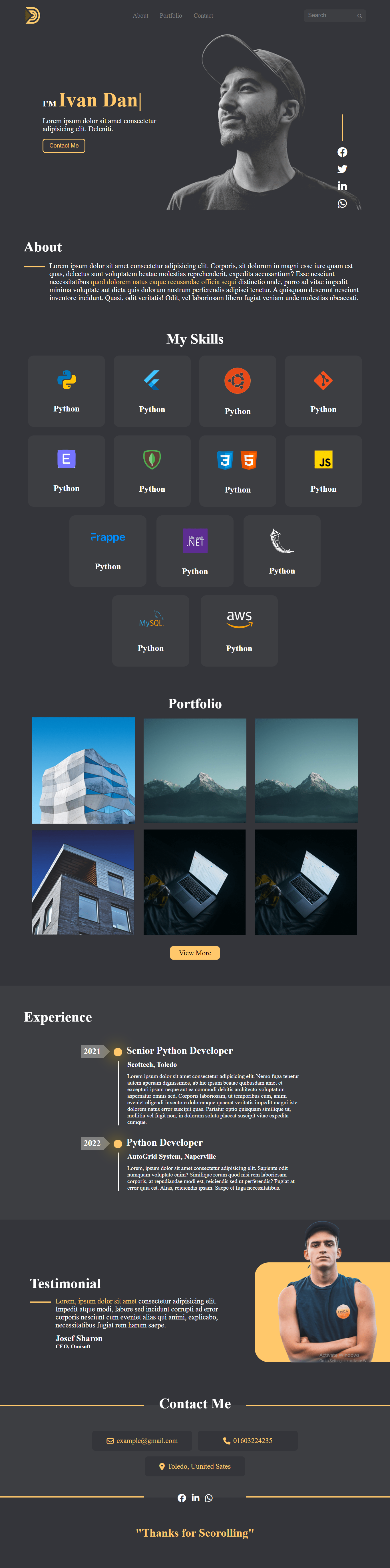 GitHub - miladsiddiquey/personal-portfolio-website