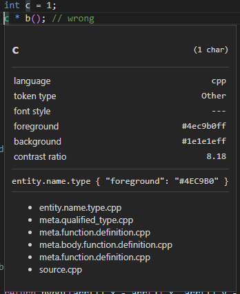 highlighted incorrectly · Issue #204 · jeff-hykin/better-cpp-syntax · GitHub