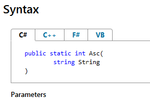 Net Framework syntax tab in page not changing from c# to vb or any ...