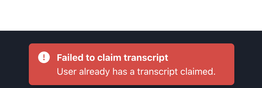 Don't allow user to claim for additional transcript if a user has an active review · Issue #52 ...