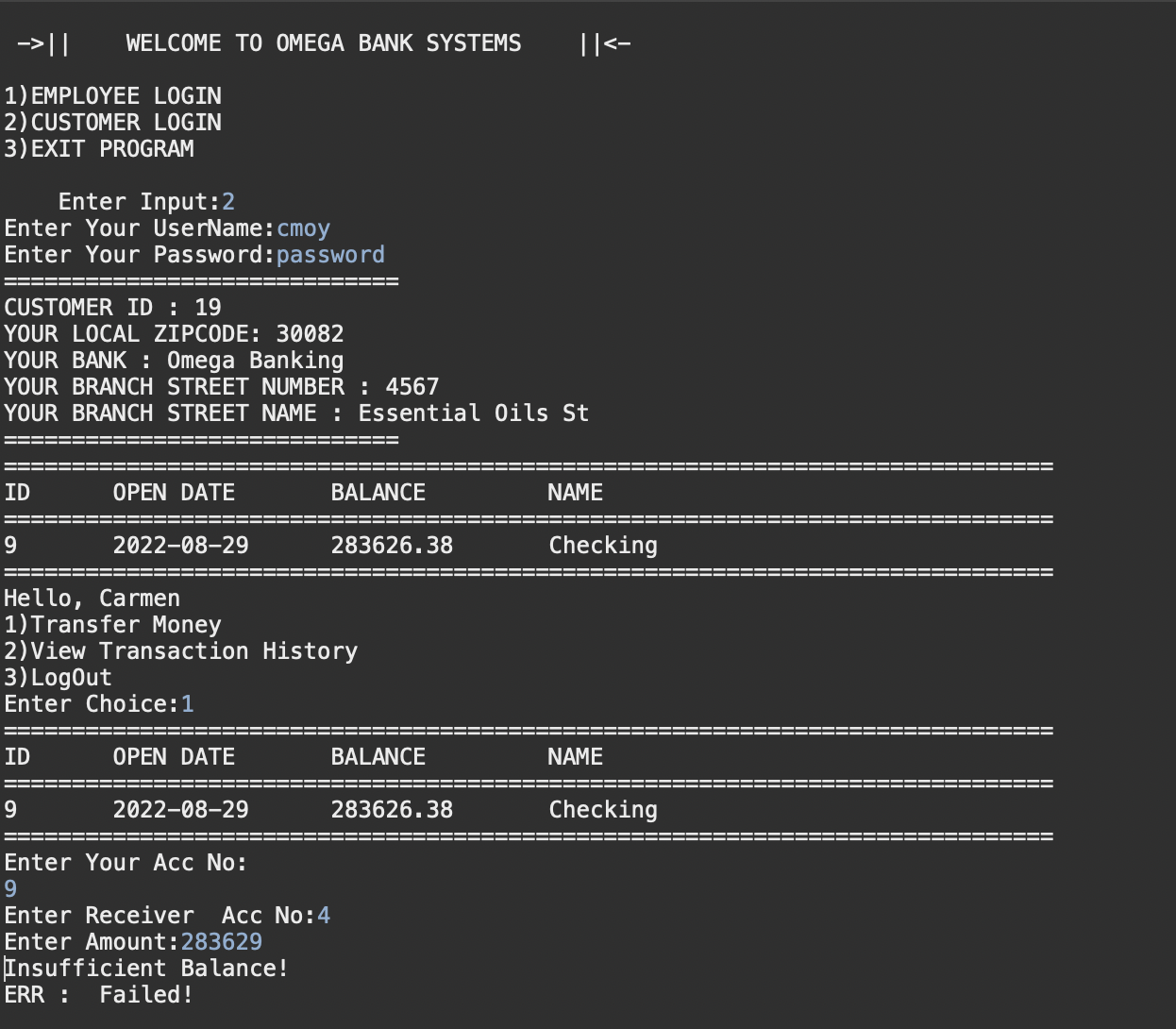GitHub - anijahp/Bank-Management-Project: CRUD Console Based Bank ...