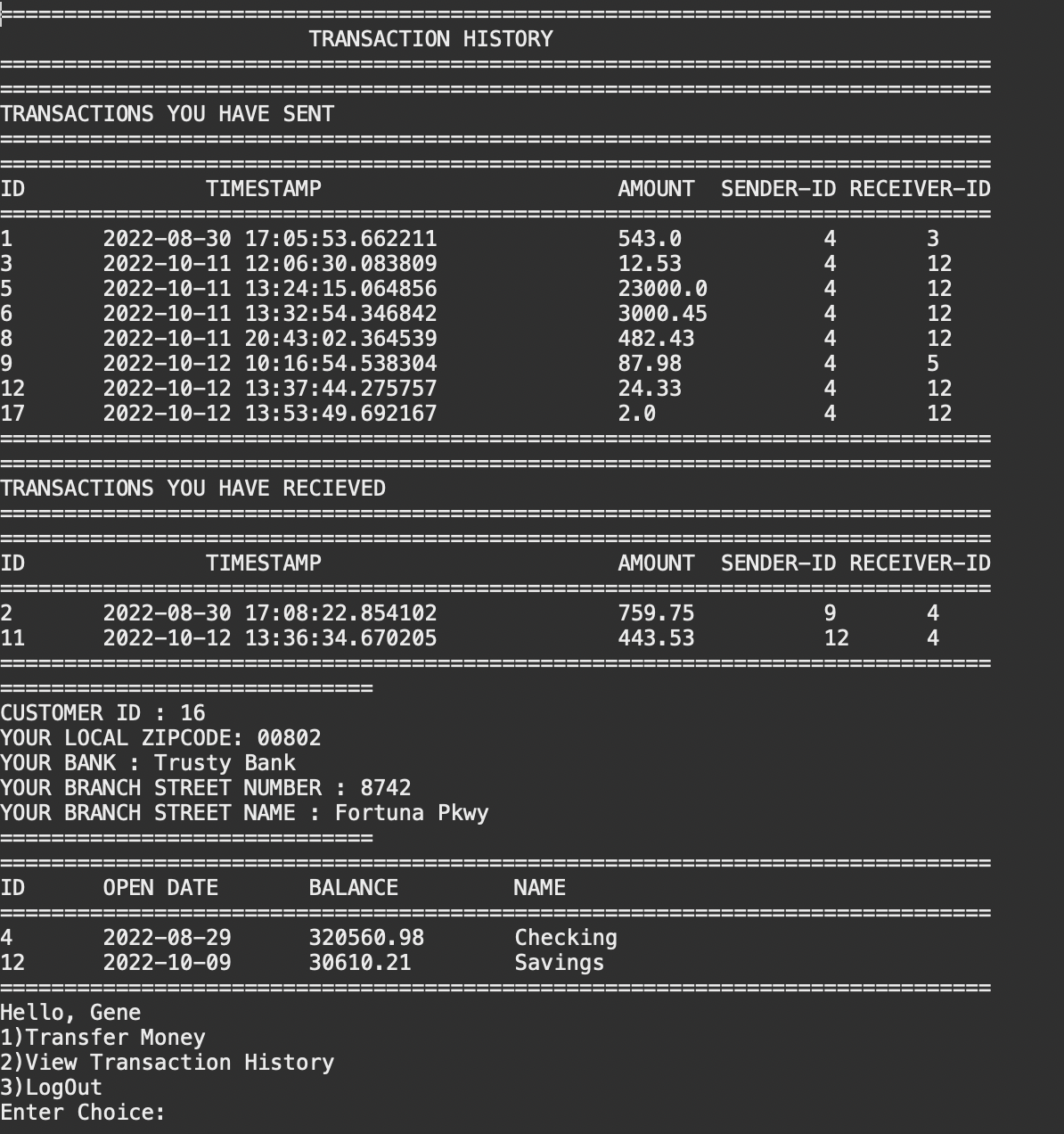 GitHub - anijahp/Bank-Management-Project: CRUD Console Based Bank ...