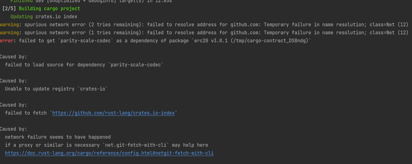 Fix offline builds · Issue #530 · use-ink/cargo-contract · GitHub