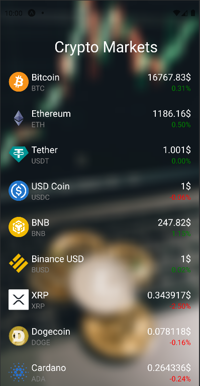 GitHub - Nekmayne/cryptoTracker