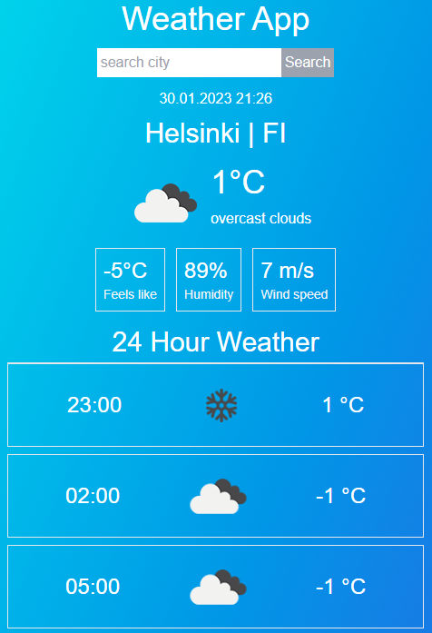 GitHub - Nekmayne/weatherapp