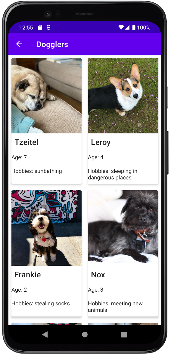 GitHub - IoMargaris/Android-Basics-Dogglers-App: An app that displays a list of dogs using ...
