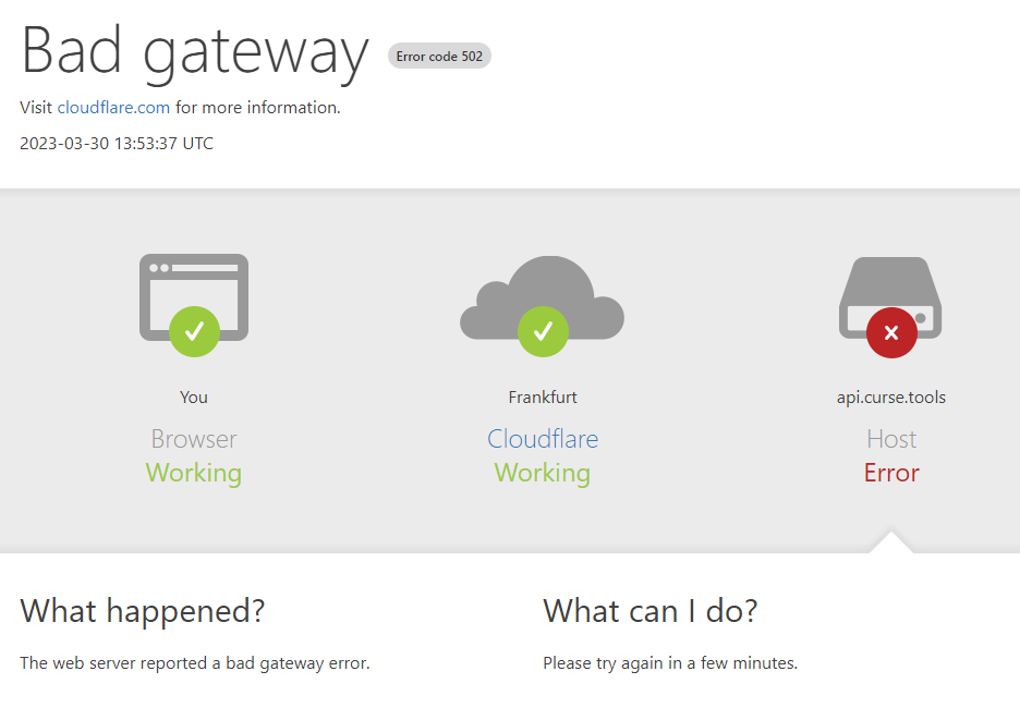 ERROR : 'install-curseforge' command failed. Version is 1.25.20. Failed ...