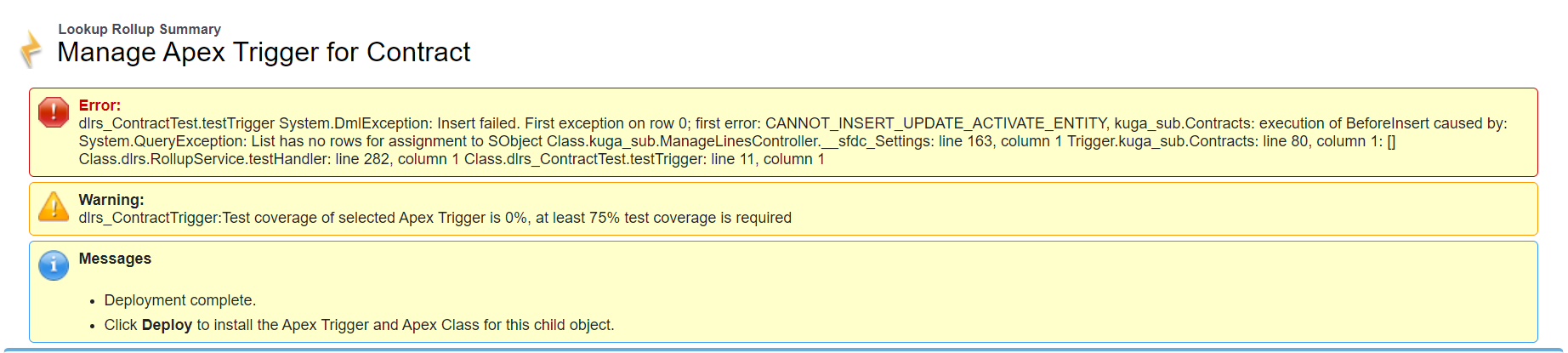 Getting Error while deploying the DLRS · Issue #1003 · SFDO-Community/declarative-lookup-rollup ...