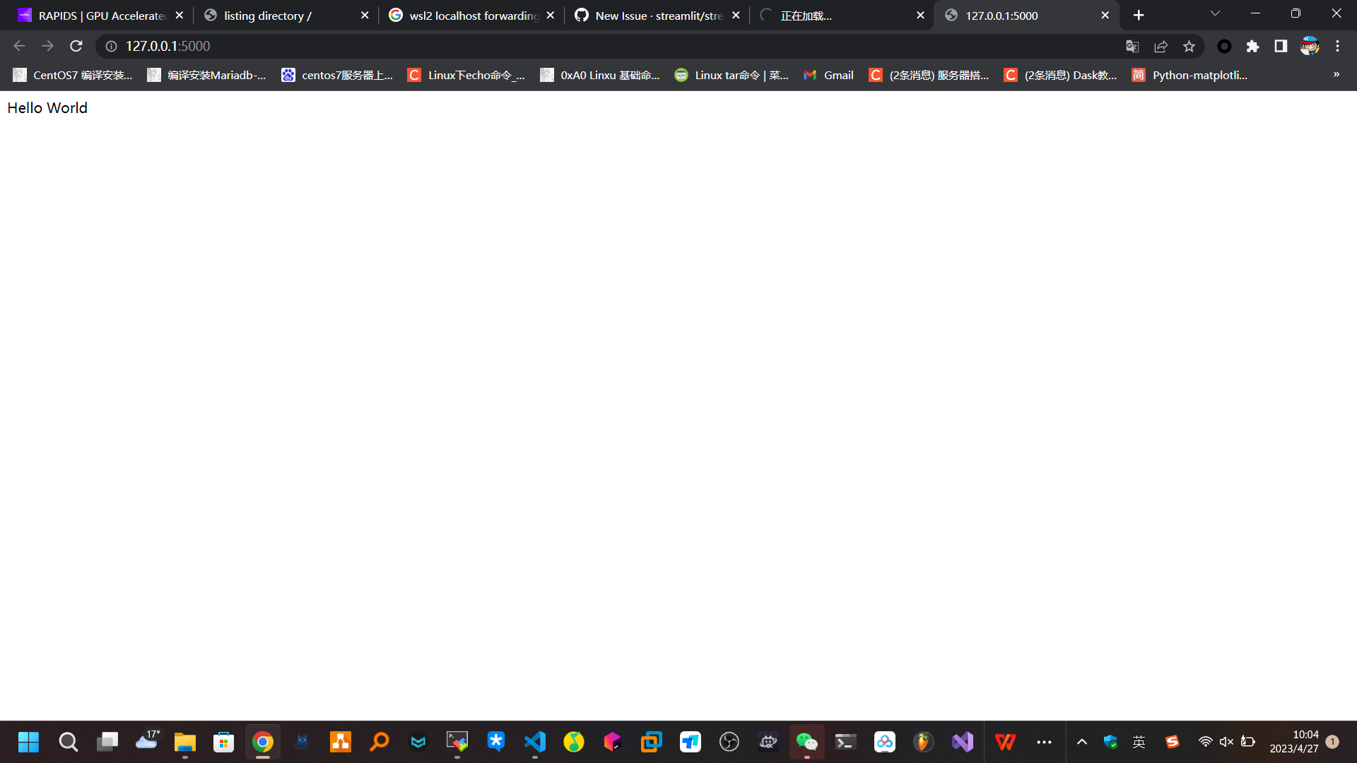 Why i can't launch my app in WSL2? · Issue #6577 · streamlit/streamlit · GitHub