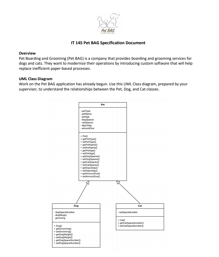 GitHub - jvannorden/PetBag: Write programs by applying concepts and ...