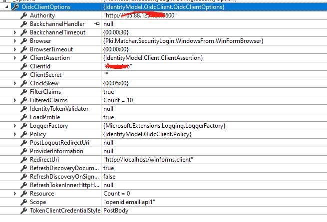 Error loading discovery document: Error connecting to http://165.88.125.xxx:9600/.well-known ...