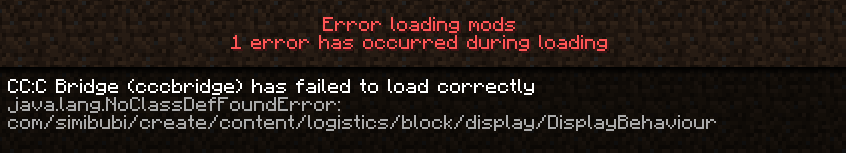 Mod erroring on start-up 1.19.2 · Issue #49 · tweaked-programs ...