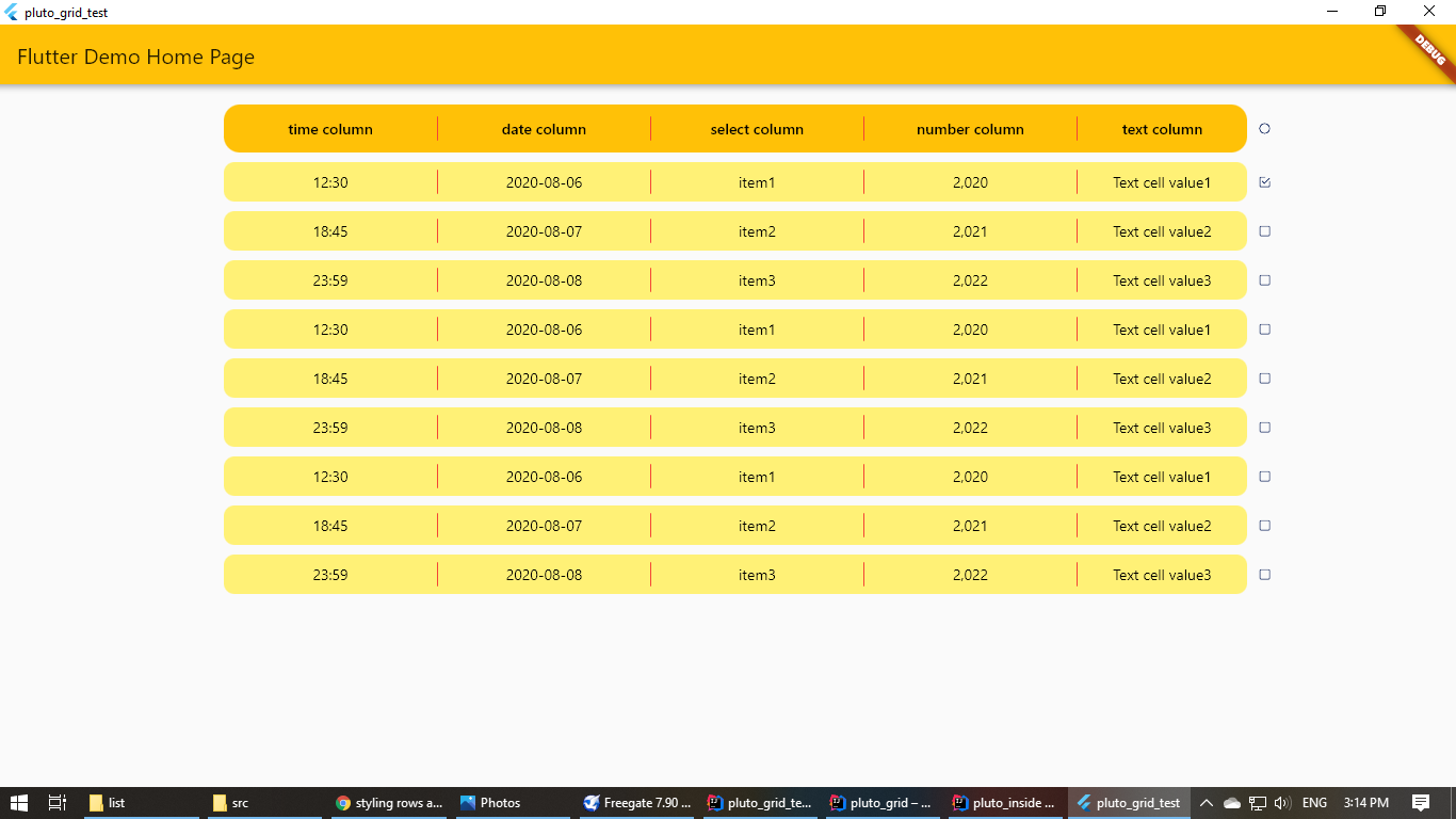 styling rows and header · Issue #165 · bosskmk/pluto_grid · GitHub