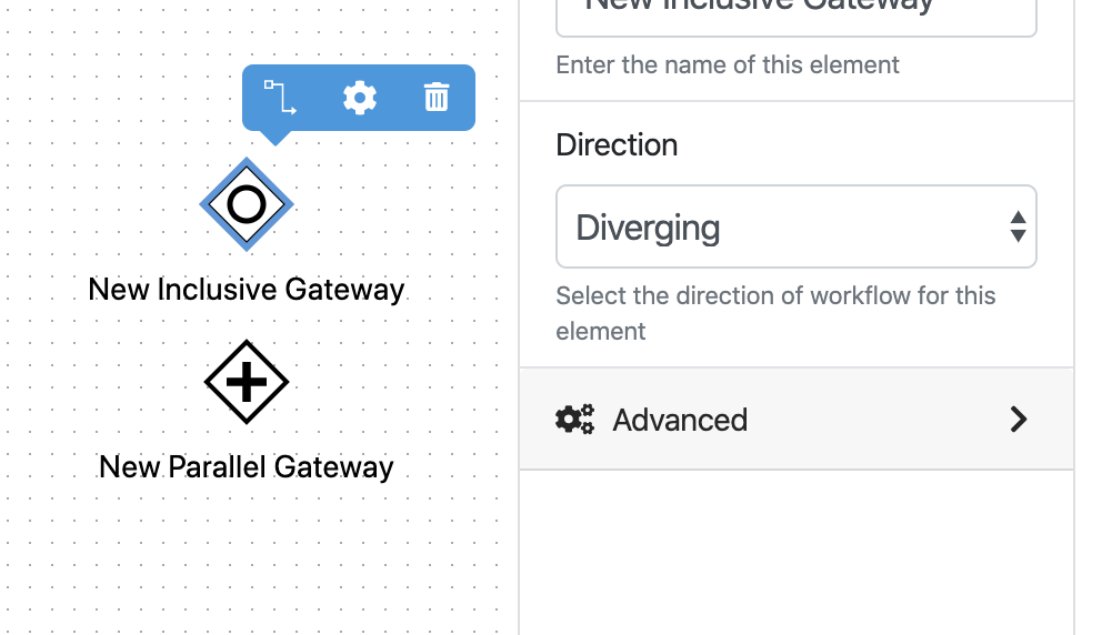 Move direction config to Advanced accordion · Issue #1022 · ProcessMaker/modeler · GitHub