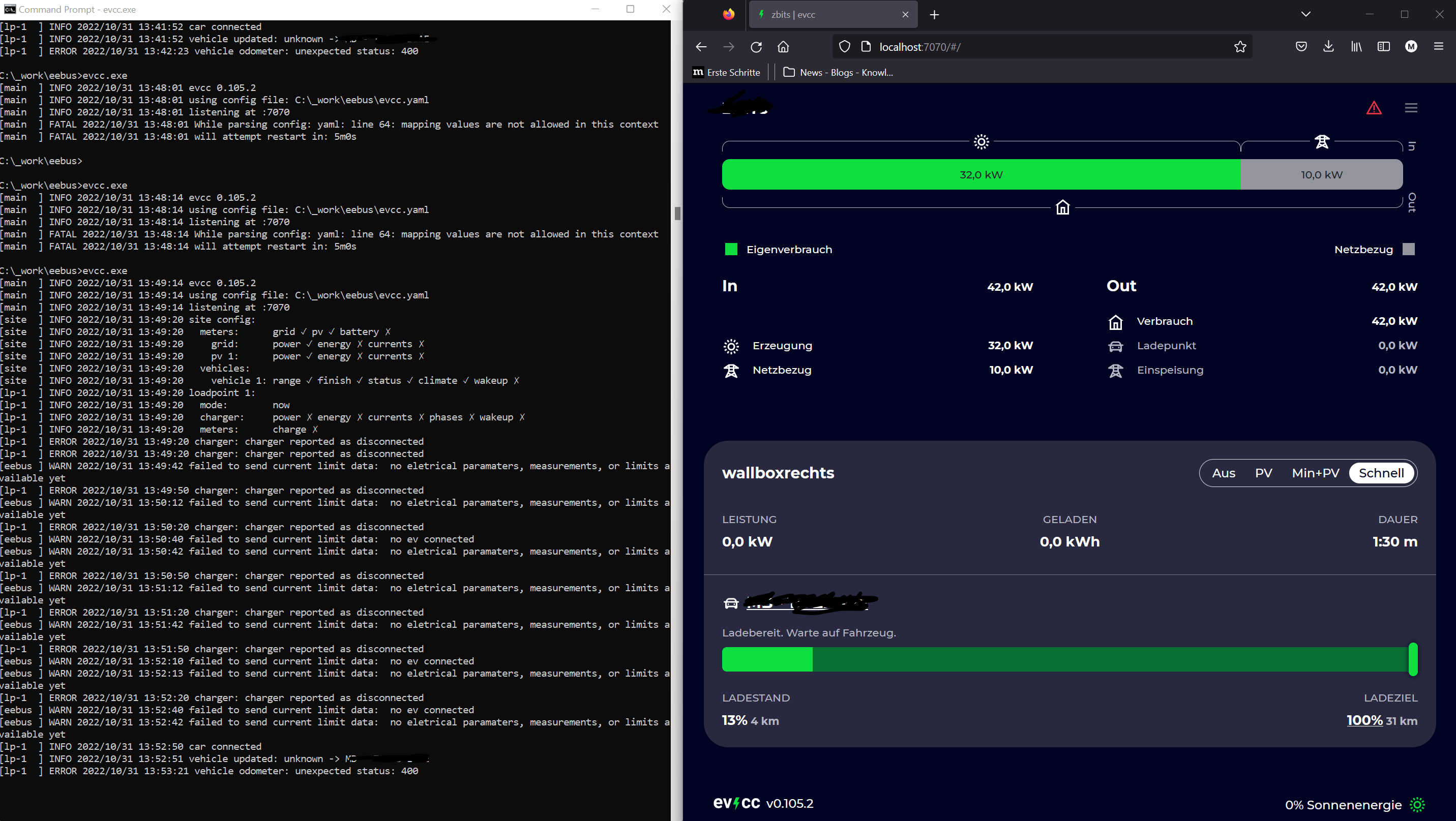 Laden ohne PV - Warten auf Fahrzeug · evcc-io evcc · Discussion #4999 · GitHub