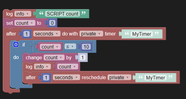 [blockly] bug in "after" block (count script) · Issue #2002 · openhab/openhab-webui · GitHub