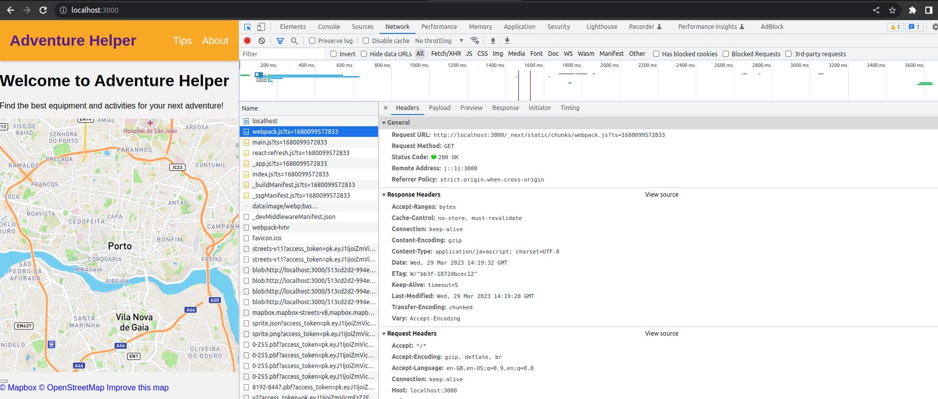 [Bug]: Running a project that opens a localhost doesn't work as expected when using the proxy ...