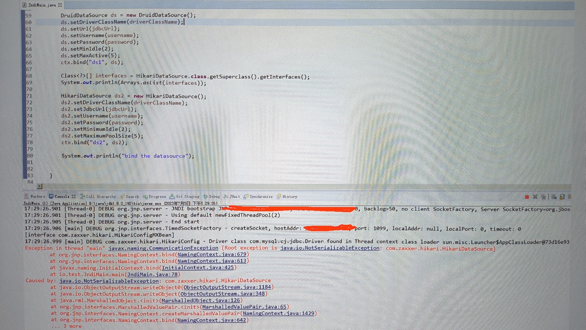 Whether HikariConig can change to Serializable · Issue #2089 · brettwooldridge/HikariCP · GitHub