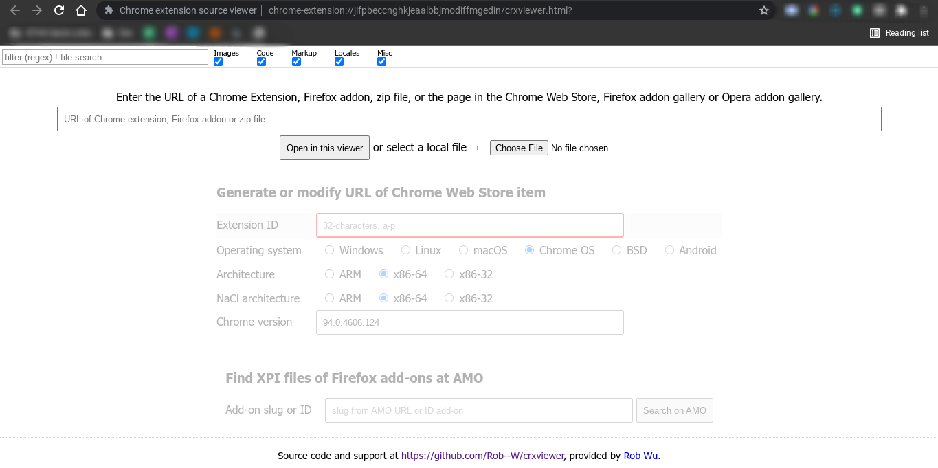 [Bug] Extension doesn't work on chrome:// and chrome-extension:// urls, even with correct ...