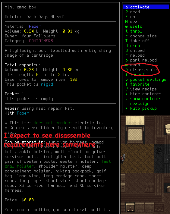 mini ammo boxes cant be cut or disassembled · Issue #60928 · CleverRaven/Cataclysm-DDA · GitHub
