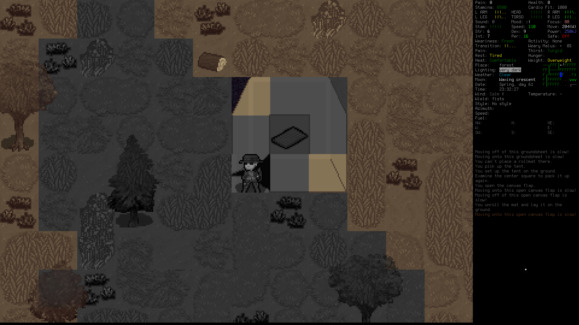 Cannot place a rollmat inside a tent · Issue #62852 · CleverRaven/Cataclysm-DDA · GitHub