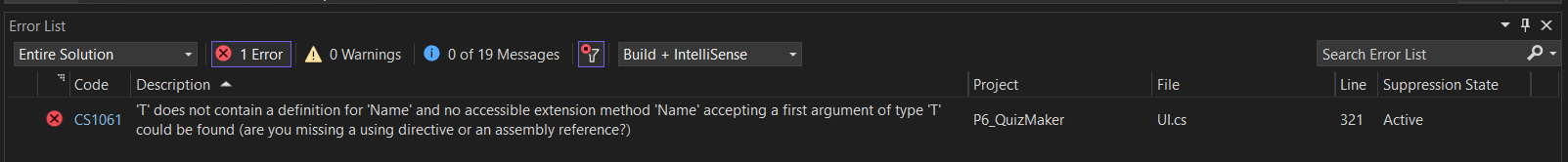 select topic per index instead of full text · Issue #15 · PrycilaCerqueira/P6_QuizMaker · GitHub
