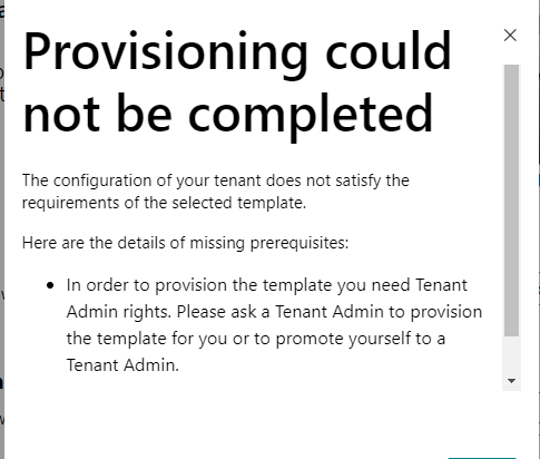 Error: Provisioning could not be completed... · Issue #377 · SharePoint/sp-provisioning-service ...