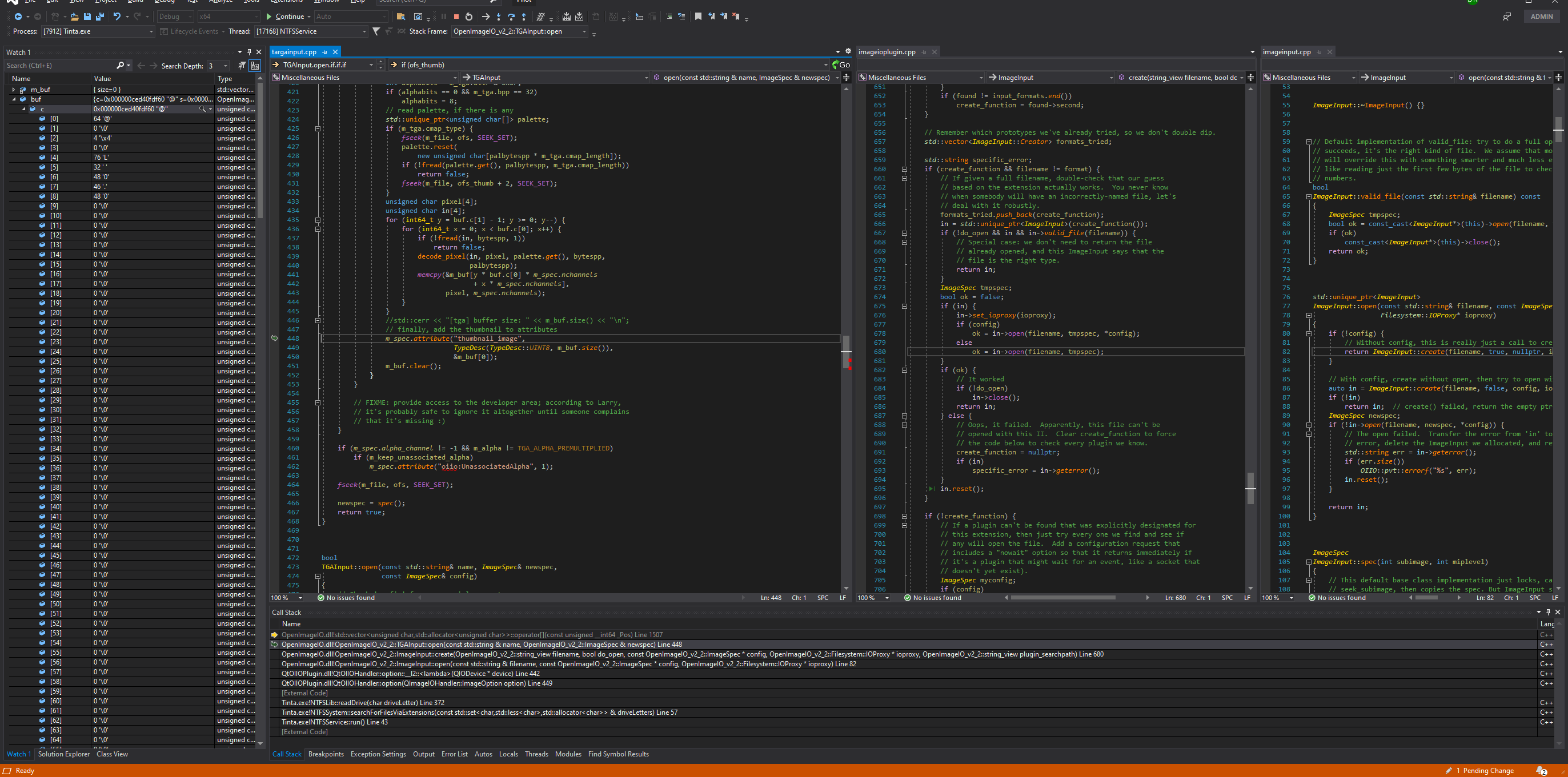 [BUG] Assert loading TGA · Issue #2900 · AcademySoftwareFoundation/OpenImageIO · GitHub