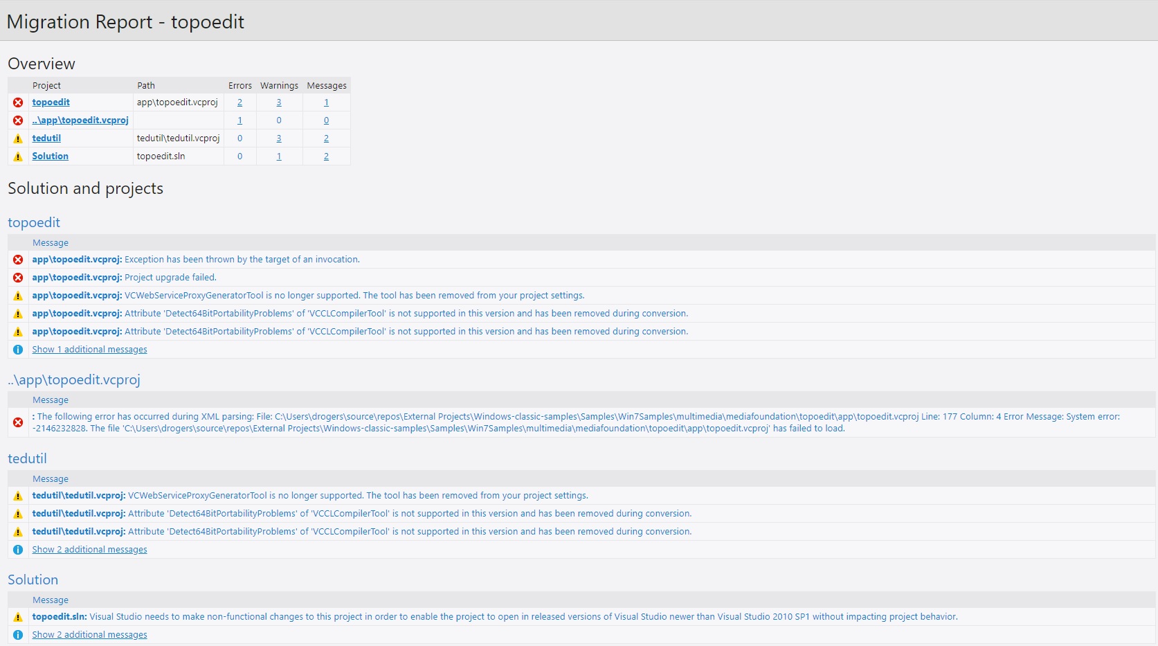 Topoedit solution fails to upgrade to VS 2019 · Issue #204 · microsoft ...