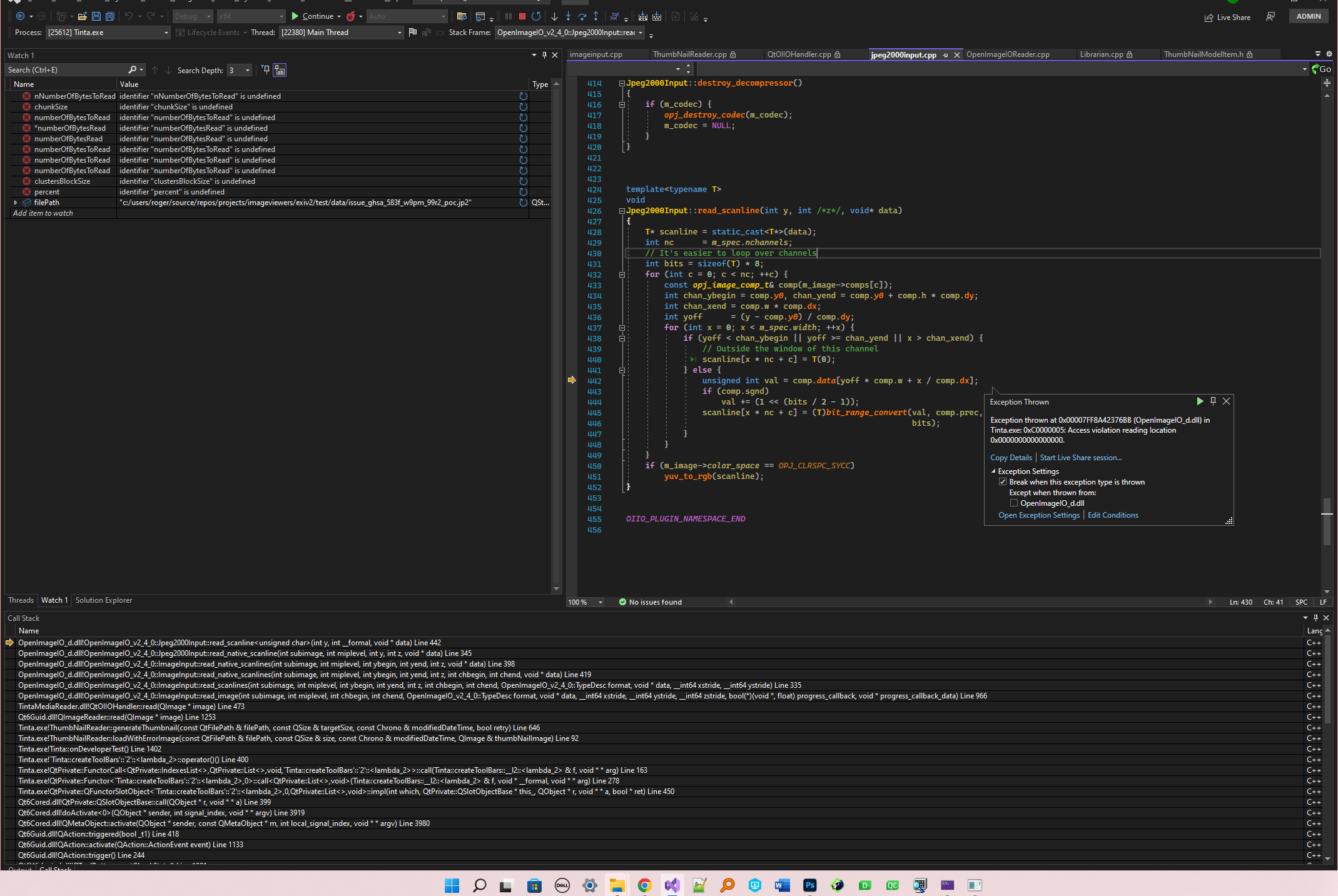 [BUG] Exiv2 test jp2 image crashes in read_image · Issue #3427 ...