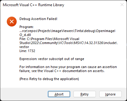 BMP Crash During Read · Issue #3428 · AcademySoftwareFoundation/OpenImageIO · GitHub
