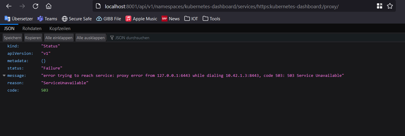 Kubernetes Dashboard Metric Client Health Check Failed · Issue 7508 · Kubernetesdashboard · Github