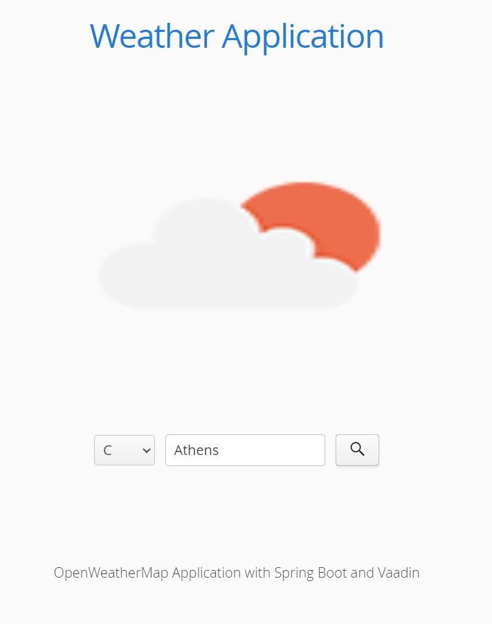 GitHub - AntonisBalaskas/Weather-Application: OpenWeatherMap Application