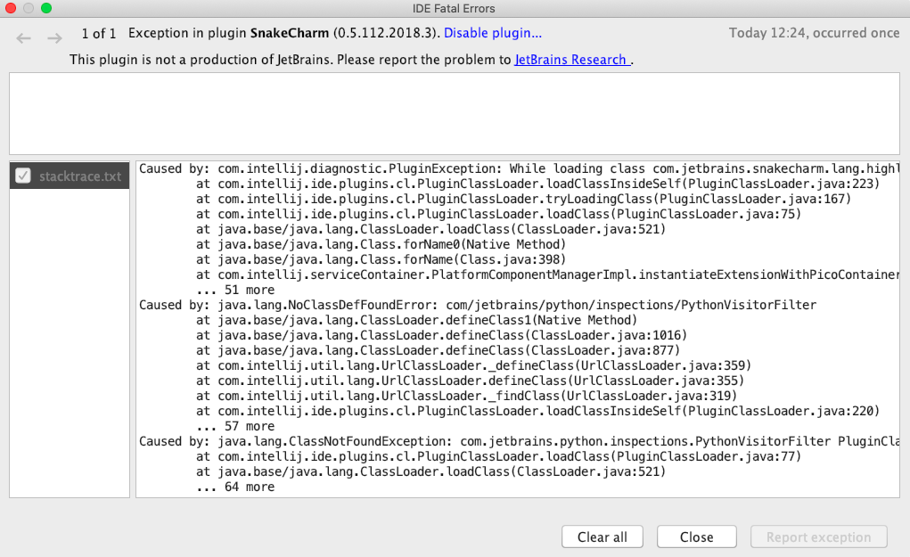 Error reporting is quite hard · Issue #274 · JetBrains-Research/snakecharm · GitHub