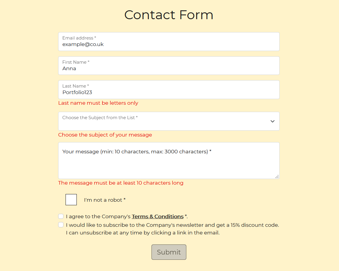 GitHub - Anna-portfolio/PHP-JS-Form: An email form with a CAPTCHA-like ...