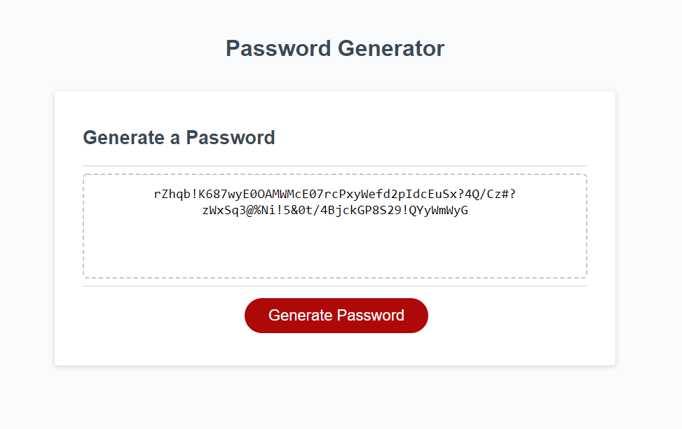 Github Ckyle121password Generator Javascript Project To Generate Random String Based Off