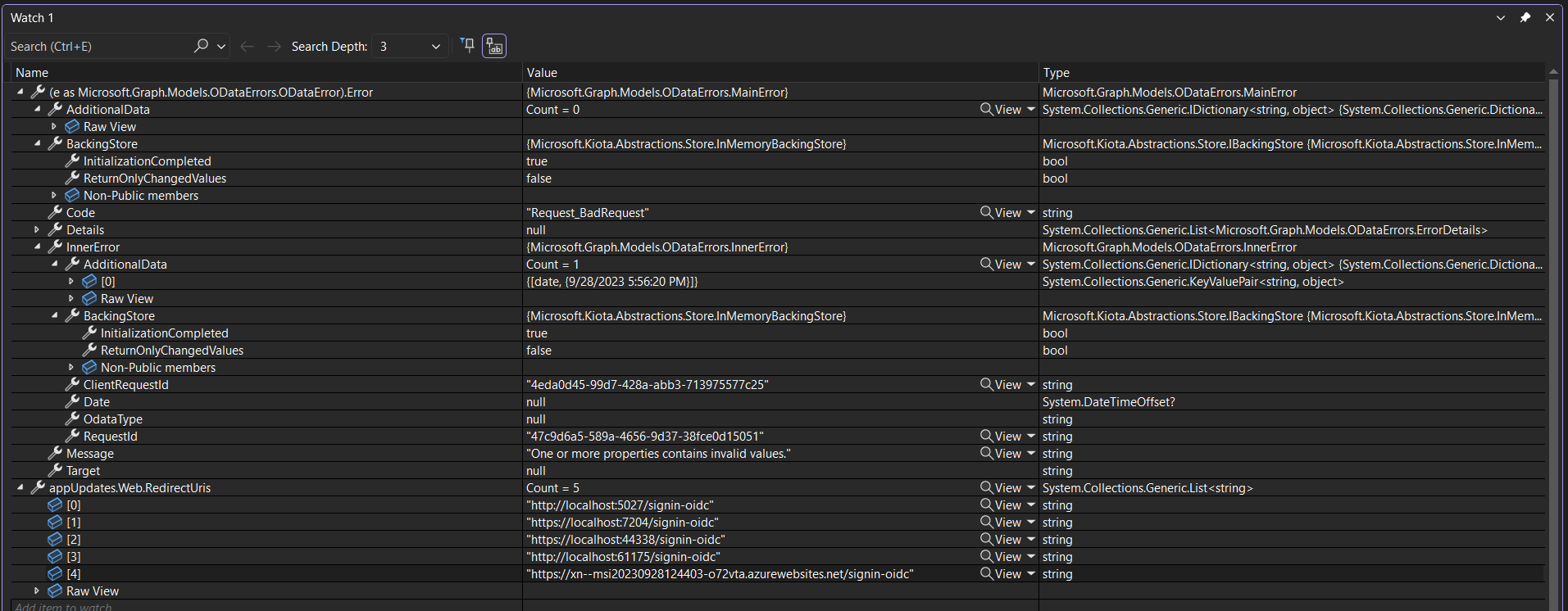 [client Bug] Error Updating App Registration With Gb18030 Character · Issue 2039