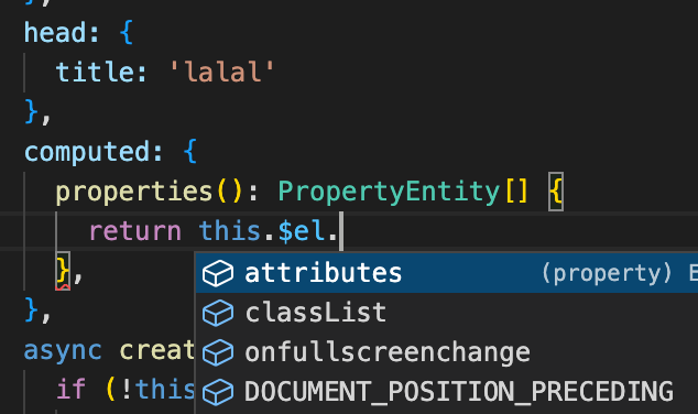 Nuxt 2 Broken Typescript Typings when Specifying head · Issue #10468 · nuxt/nuxt · GitHub