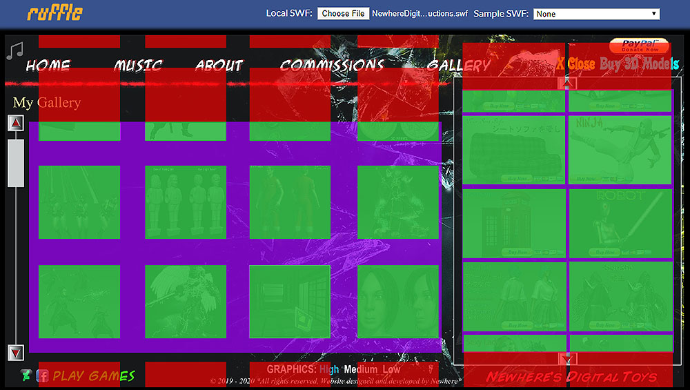 The masking layers and the red/green background issues........ · Issue #1882 · ruffle-rs/ruffle ...
