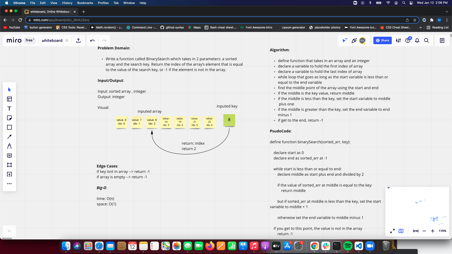 JS binary search whiteboard · Issue #107 · mhendricks96/data-structures ...