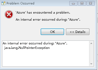 An internal error occurred during: "Azure". java.lang.NullPointerException · Issue #552 ...