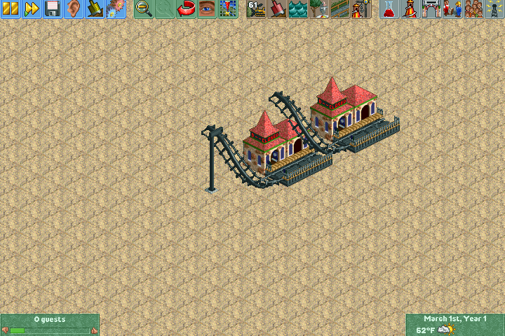 Clearance checks when placing pre-built rides are sometimes stricter ...